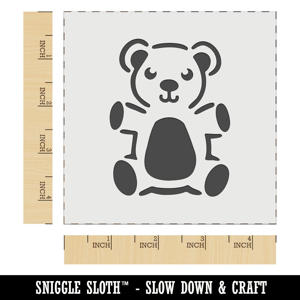 Cuddly Teddy Bear Wall Cookie DIY Craft Reusable Stencil | Michaels