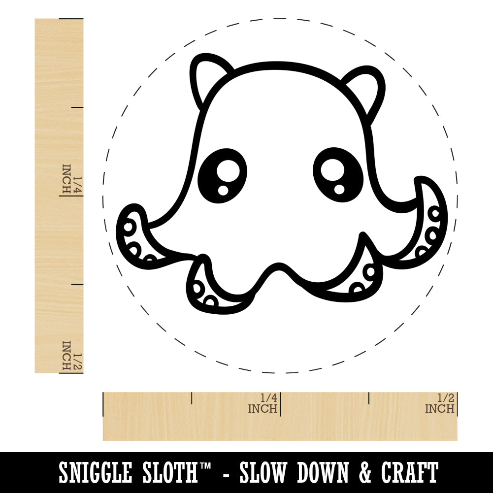 Kawaii Flapjack Octopus Self-Inking Rubber Stamp for Stamping Crafting ...