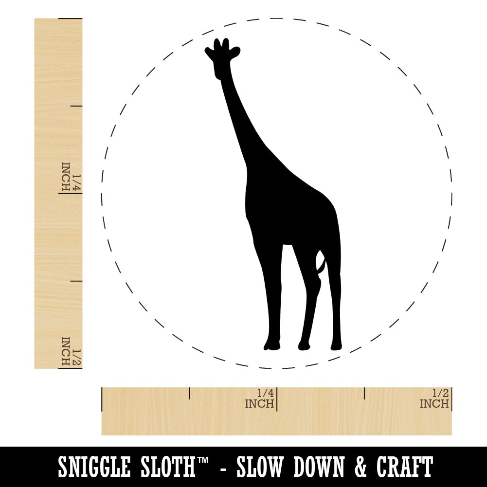 Giraffe Standing Solid Self-Inking Rubber Stamp for Stamping Crafting ...