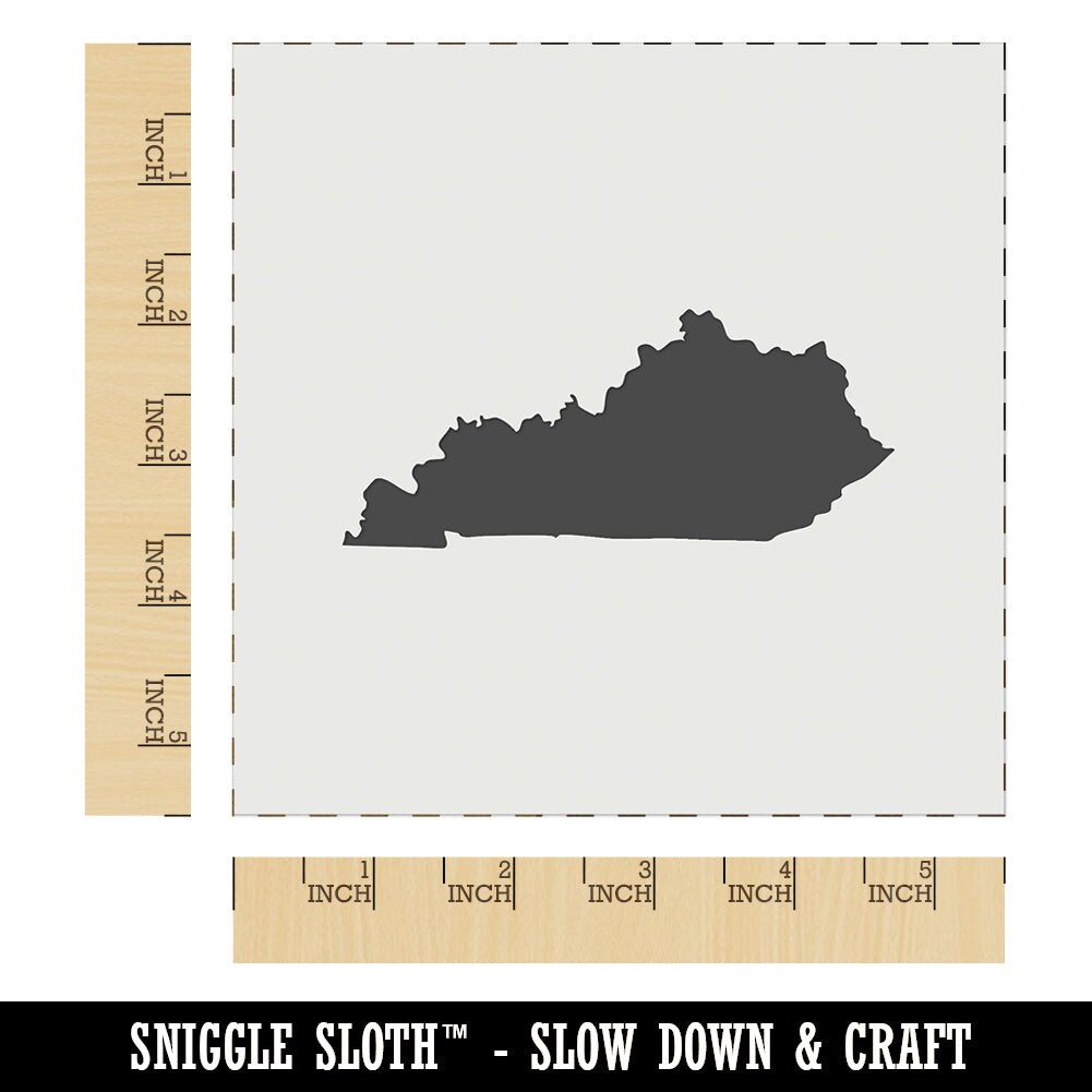 Kentucky State Silhouette Wall Cookie DIY Craft Reusable Stencil | Michaels