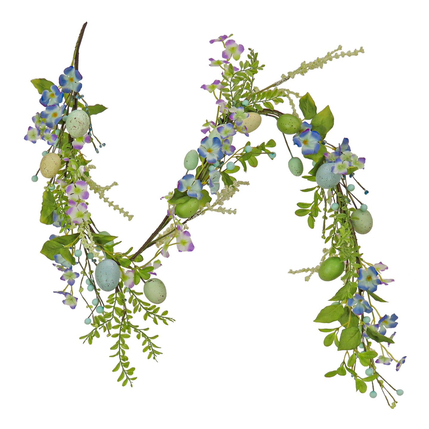 National Tree Company Artificial Spring Garland, Vine Stem Base ...