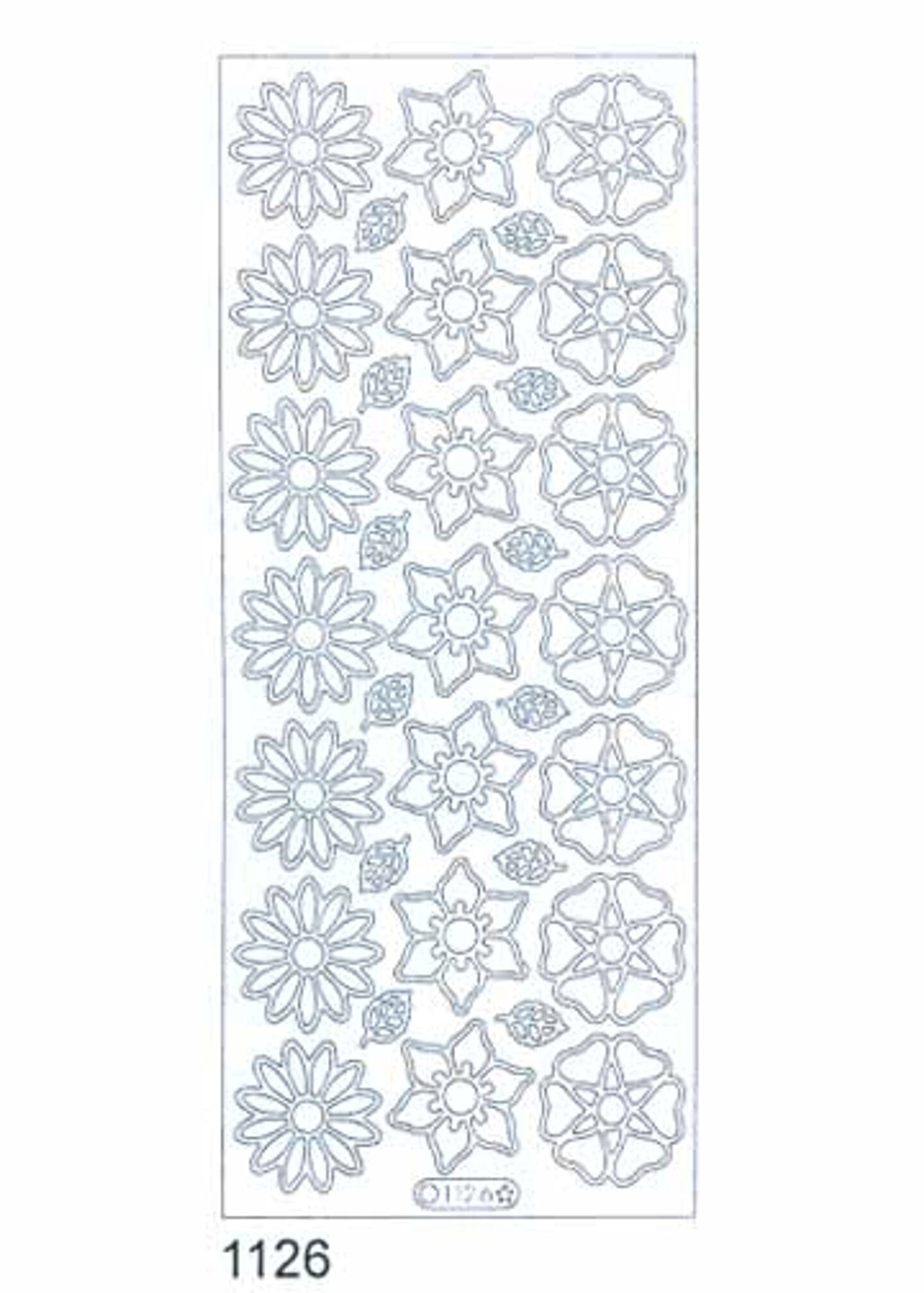 Starform Deco Stickers - Sm Flower Burst - Gold | Michaels