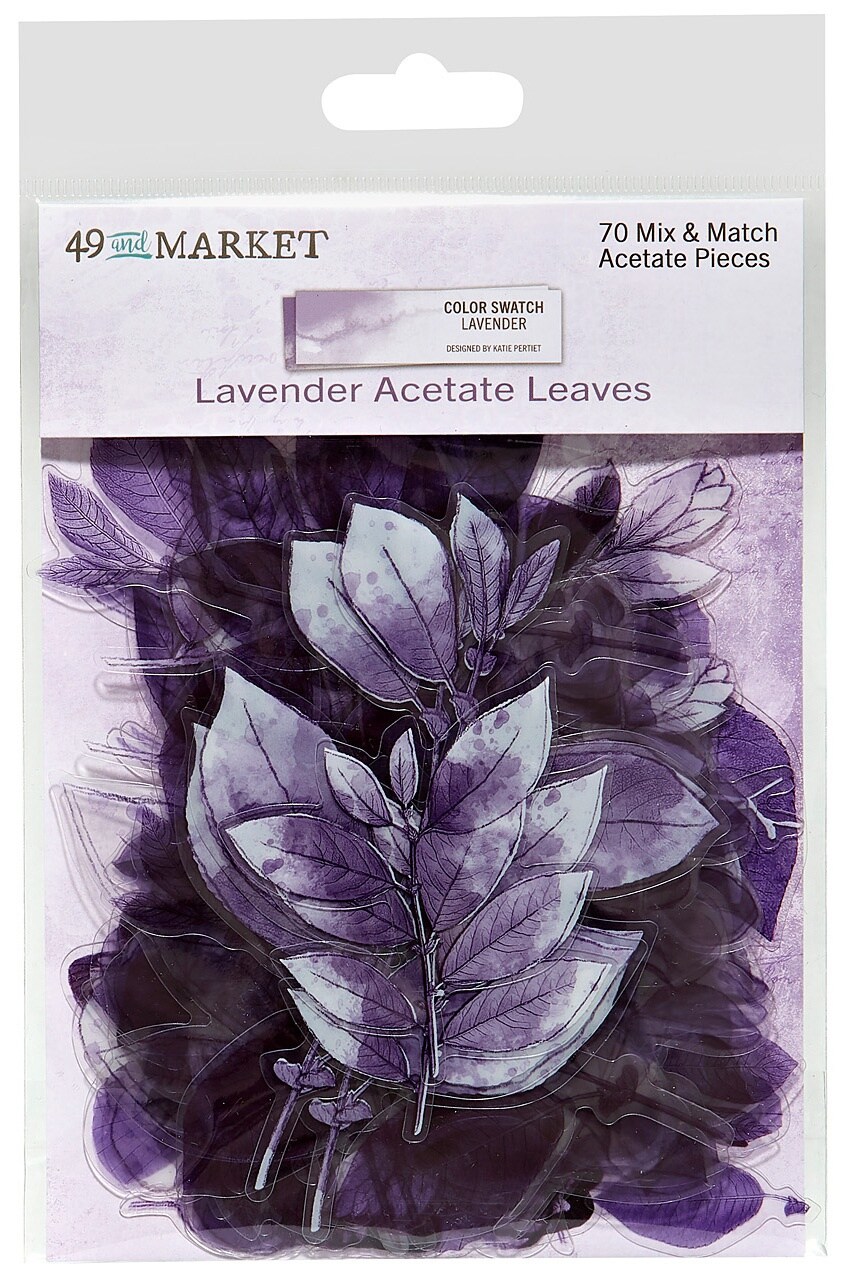 Color Swatch: Lavender Acetate Leaves-70/Pkg | Michaels