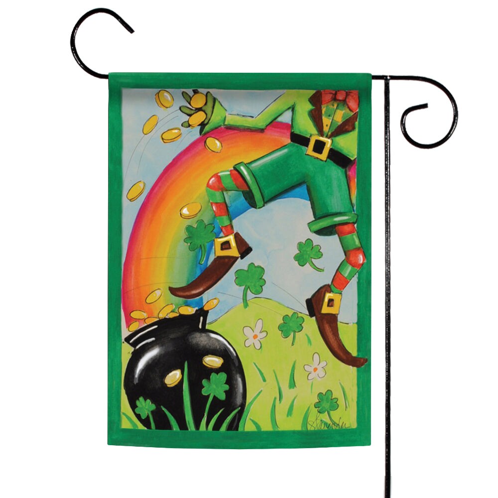 Leaping Leprechaun Decorative St Patricks Day Flag | Michaels