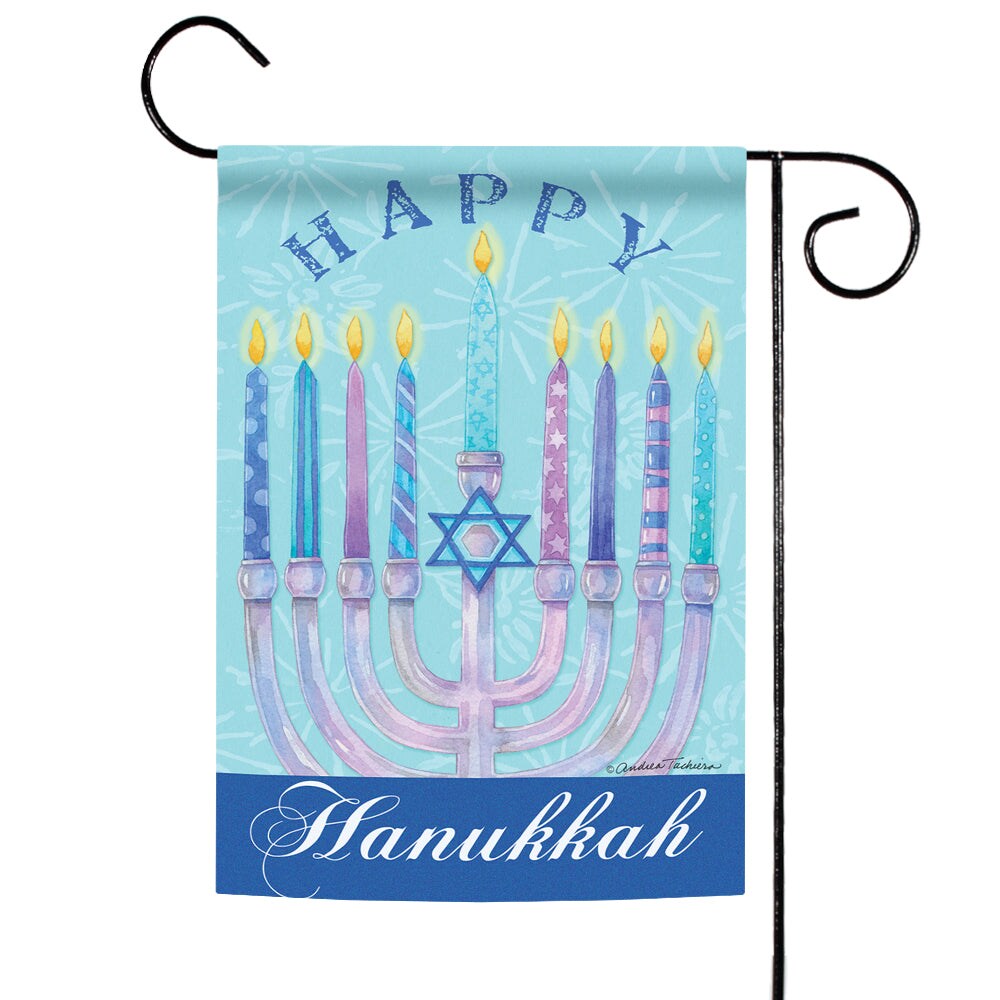 Happy Hanukkah Decorative Hanukkah Flag | Michaels