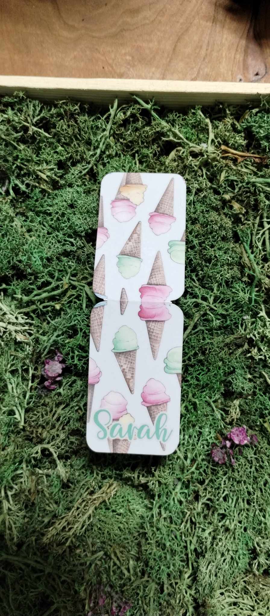 Colorful Ice Cream Magnetic Bookmark - 2.5", Strong Magnet, Laminated ...