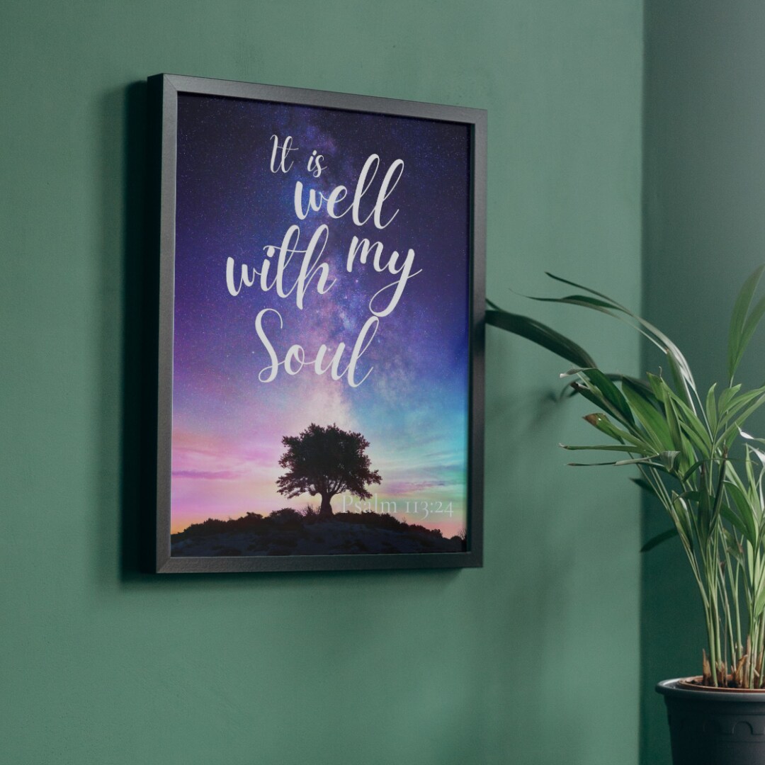 It is Well With My Soul Christian Wall Decor | Christian Gifts for Her ...