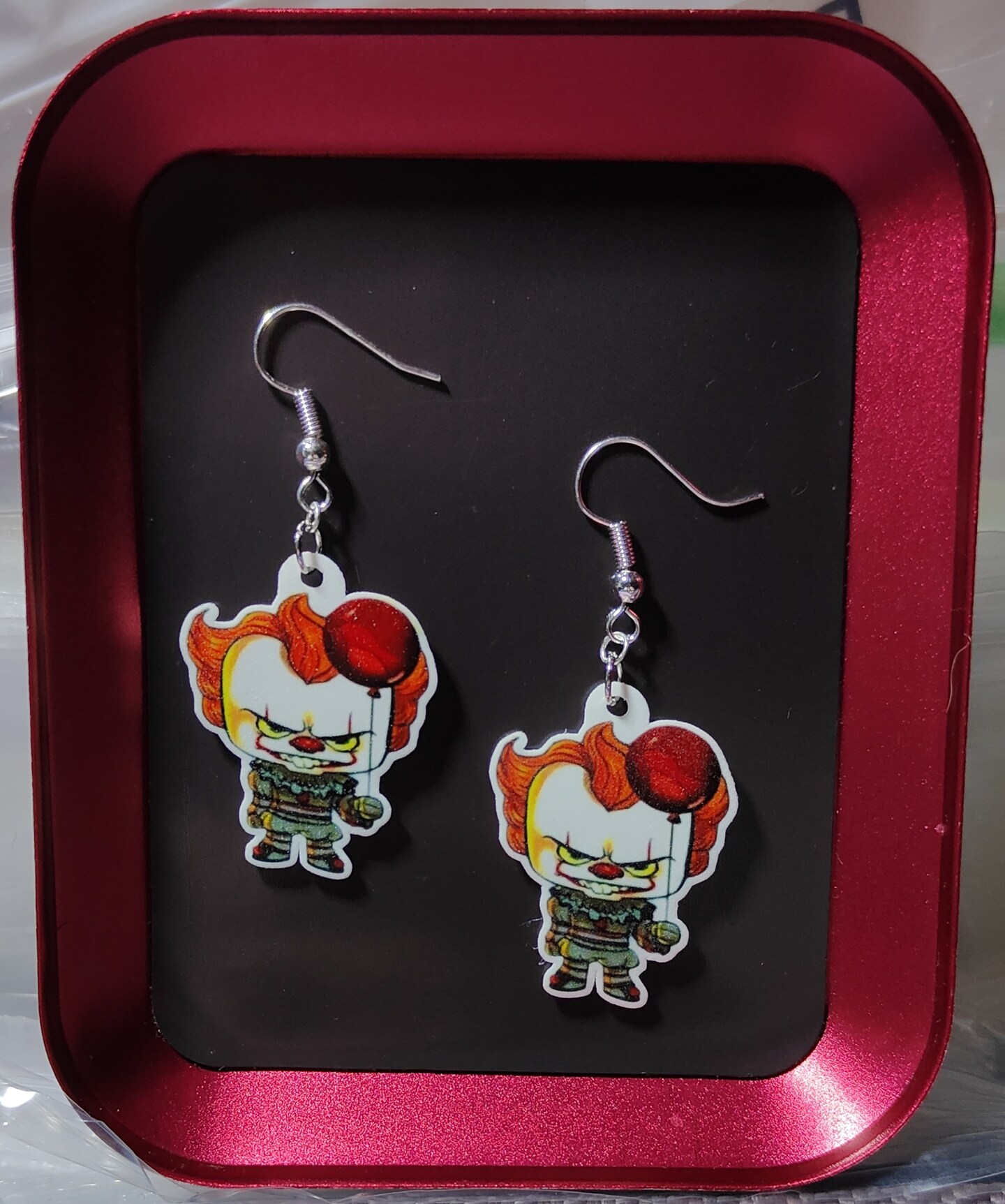 IT Pennywise Fan Art Earrings | MakerPlace by Michaels