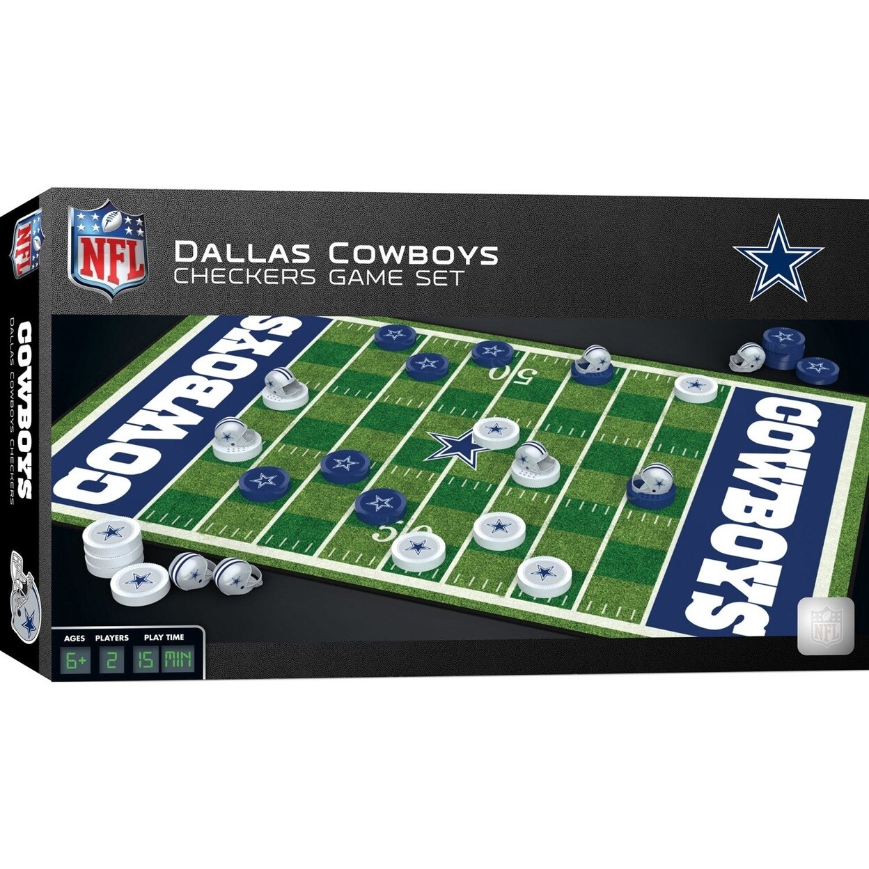 MasterPieces Dallas Cowboys Checkers Board Game | Michaels