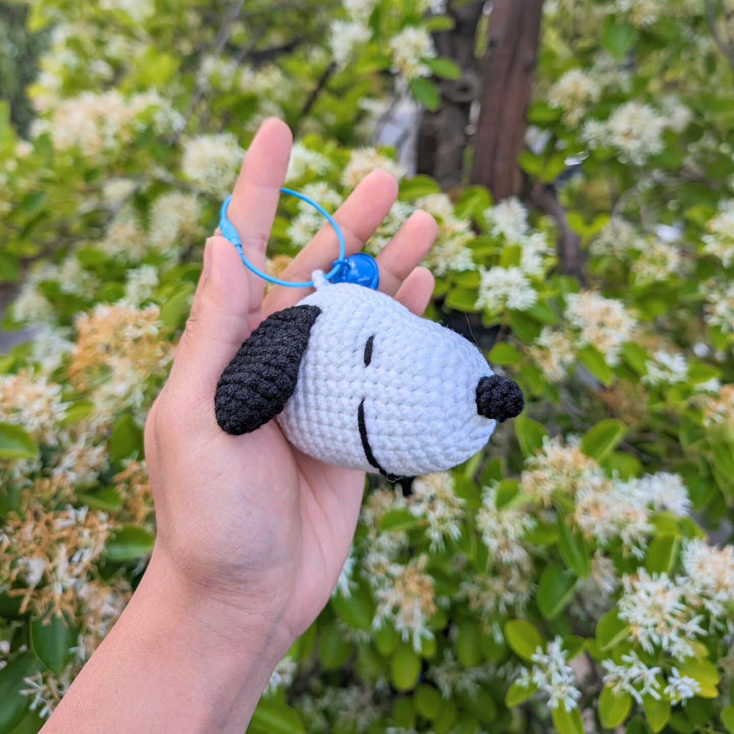 Snoopyy Peanuts Crocheted Plush Keychain | Kid Friendly Animal Plush ...