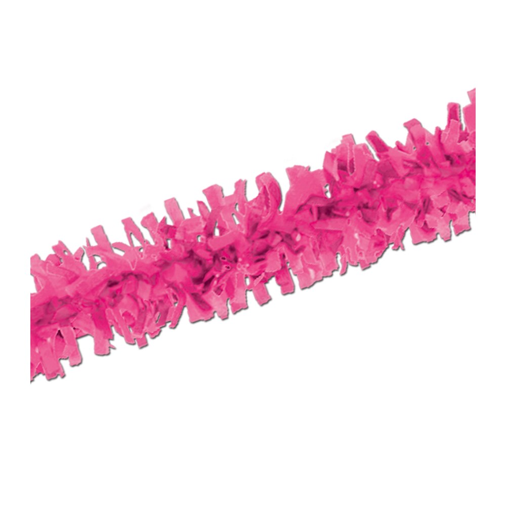 Beistle Packaged Tissue Festooning 25 Cerise - 12 Pack (1 Per Package ...