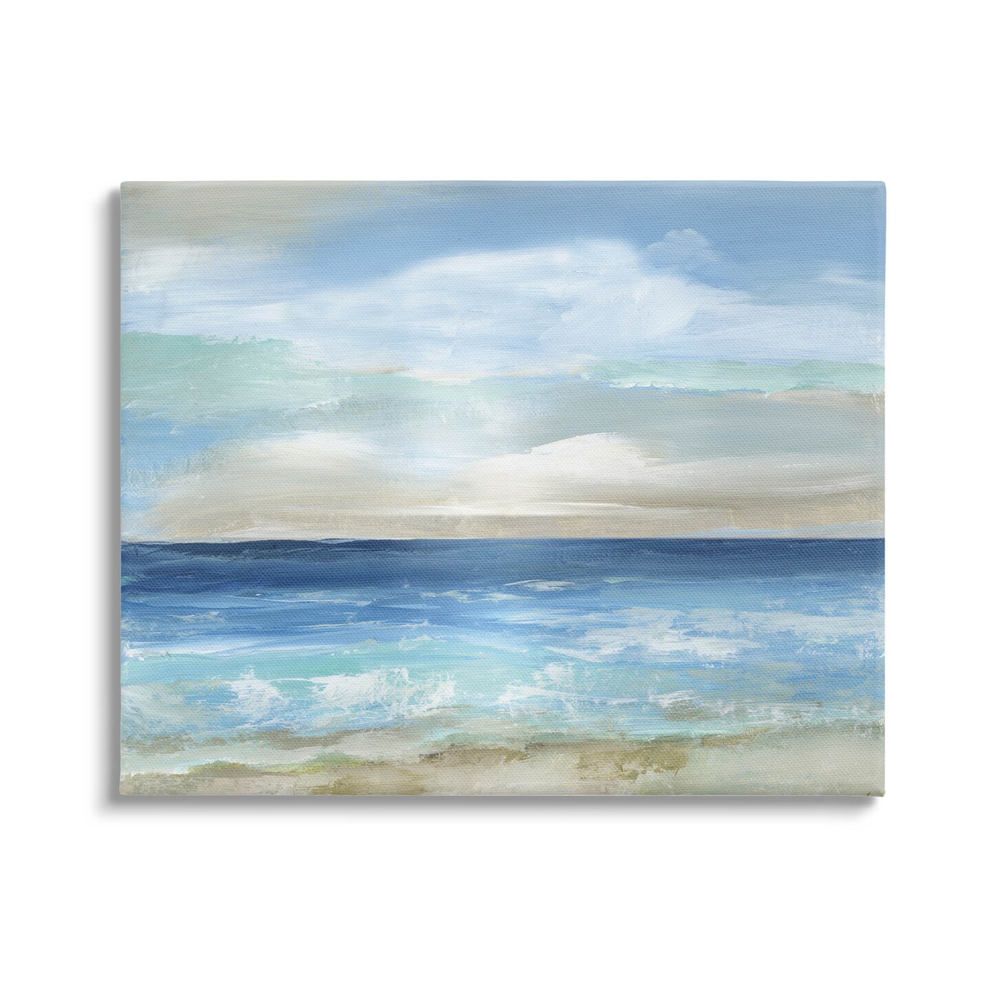Stupell Industries Crashing Ocean Ripples Scenery Canvas Wall Art ... Stupell Industries Crashing Ocean Ripples Scenery Canvas Wall Art ...