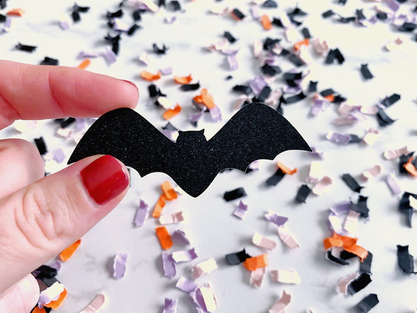Halloween Party, Boo Basket Filler Halloween Decorations, Bat Confetti ...