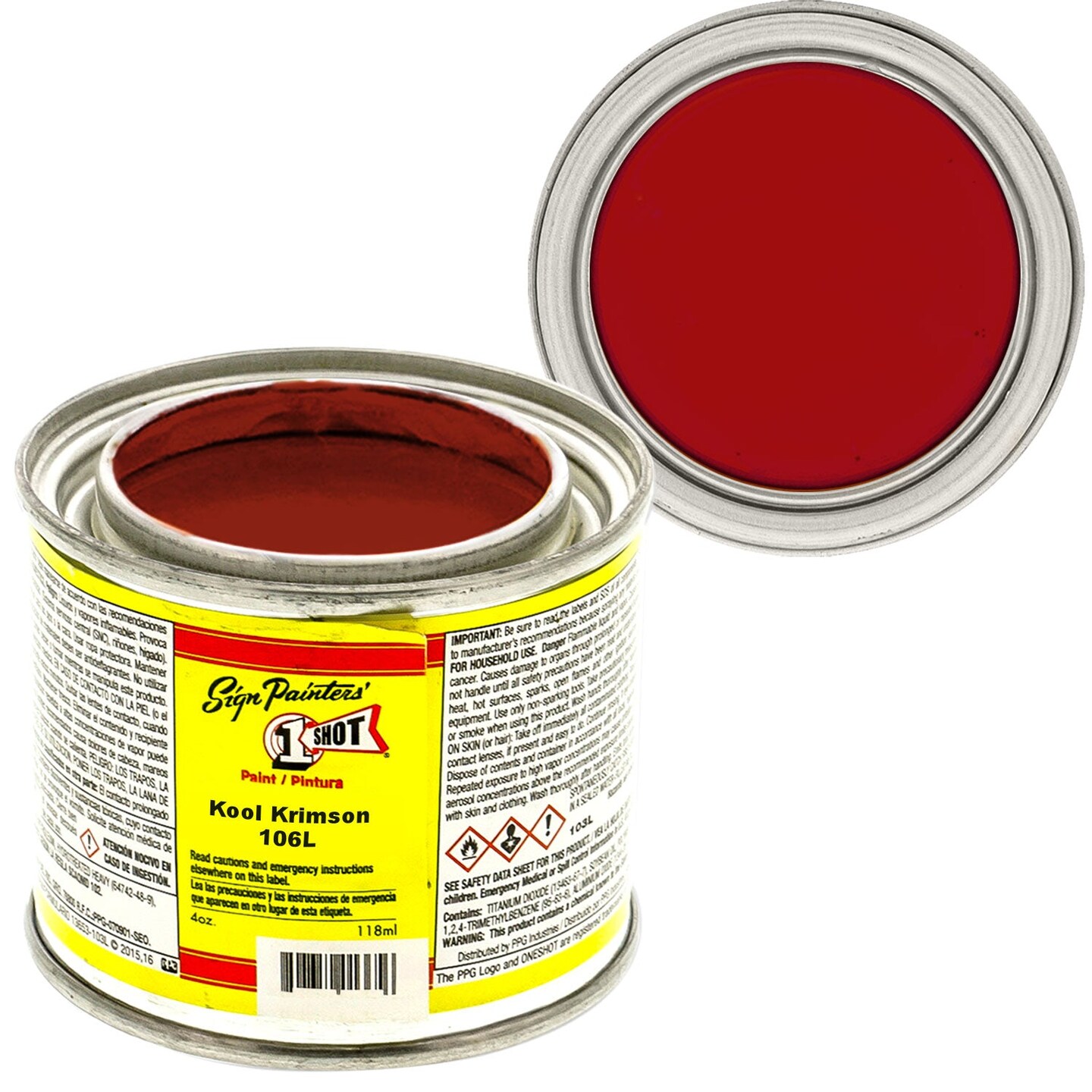 Kool Krimson Pinstriping Lettering Enamel Paint, 1/4 Pint | Michaels