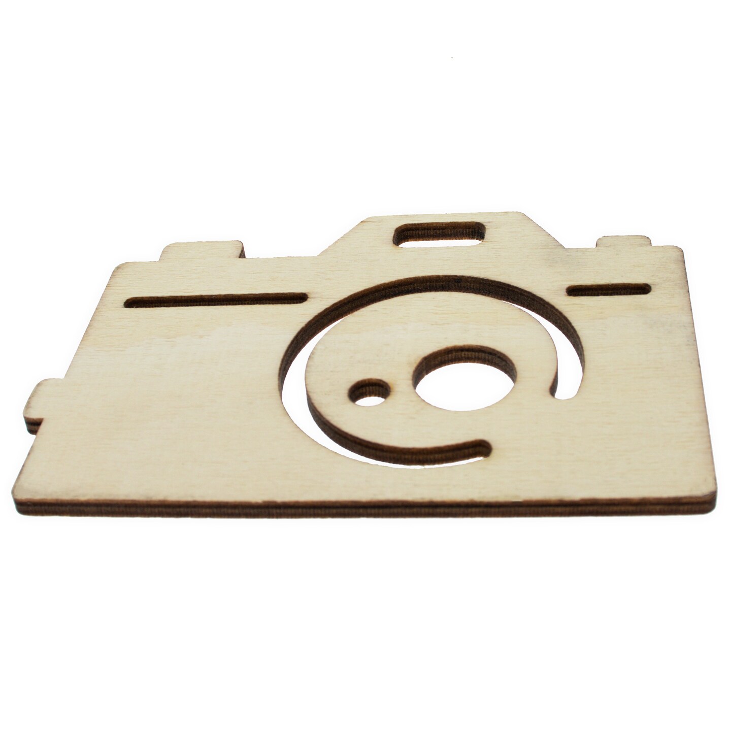 Unfinished Wooden Camera Cutout DIY Craft 4.85 Inches | Michaels