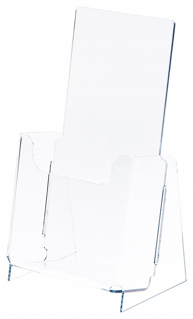Plymor Clear Acrylic Tri-Fold Brochure Literature Holder (Countertop ...