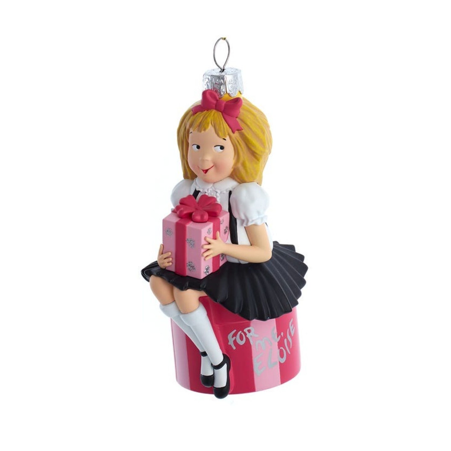 KSA Set of 6 Eloise At the Plaza Glass Christmas Ornaments 4.75" | Michaels