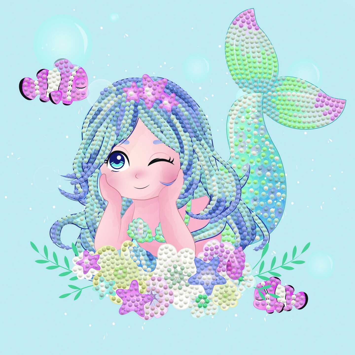 Diamond Dotz Sea Starlett Dotz Box Mermaid Diamond Painting Kits for ...