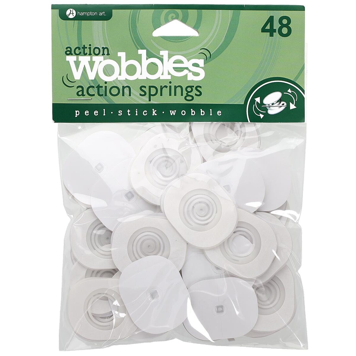 Hampton Art Action Wobbles Standard 48 pieces, Action Wobbler, Wobble ...