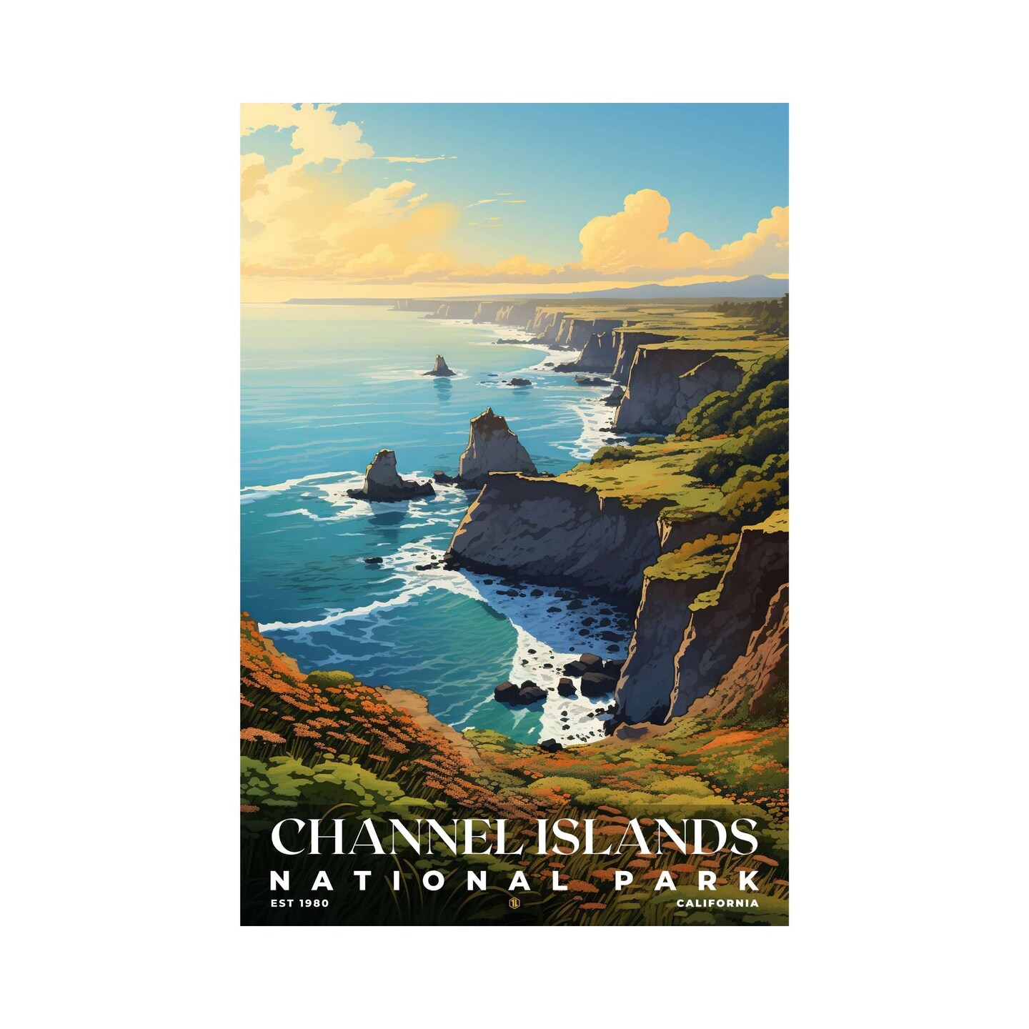 Channel Islands National Park Poster, Travel Art, Office Poster, Home ...