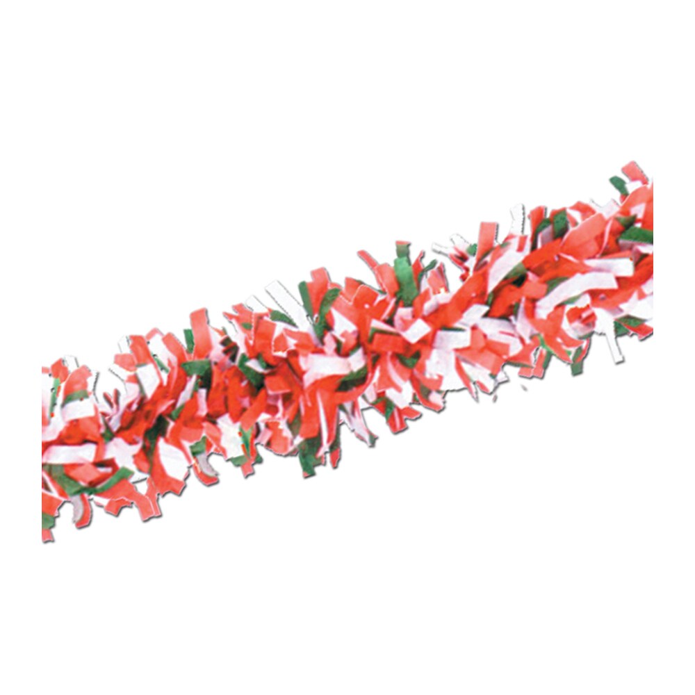 Beistle Tissue Festooning 25 Red, White, Green - 24 Pack | Michaels