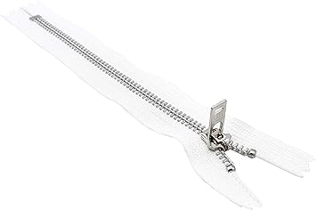 #5 Aluminum Jeans/Pants White Lightweight YKK Zippers - Color White ...