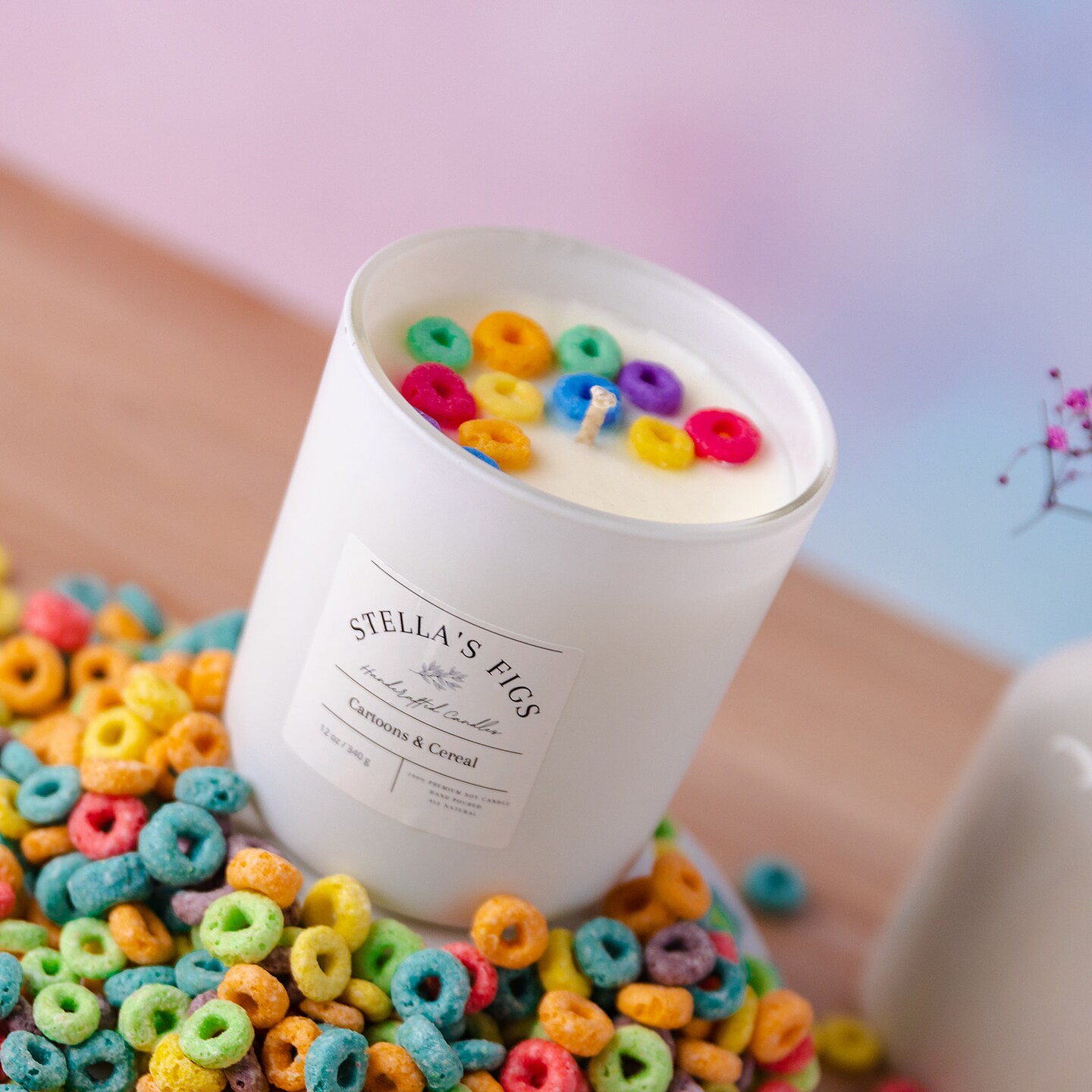 Fruit Loop Candle, Nostalgic Gift, Housewarming Gift, Gift for Friend ...