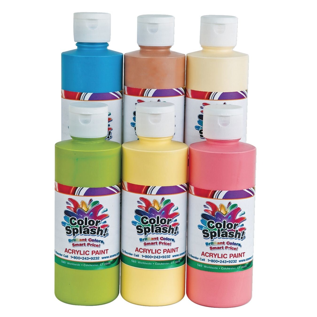 Color Splash!® Acrylic Ice Cream Colors 8 oz. (Set of 6) | Michaels