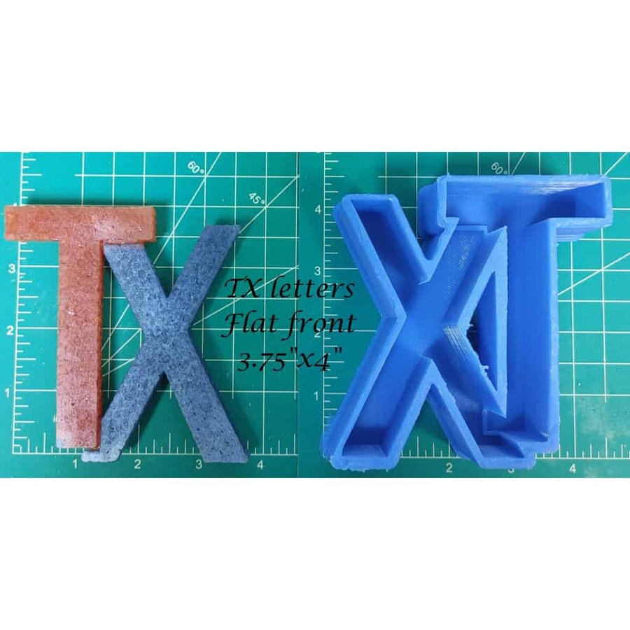 TX Letters Silicone Freshie Mold | Michaels