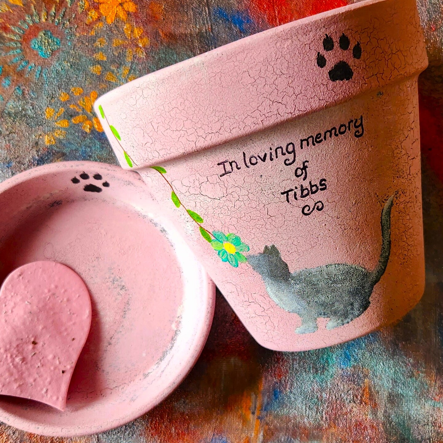 Cat Memorial Gift | Pet Loss Gift | Cat Loss Sympathy Gift | Garden Cat ...