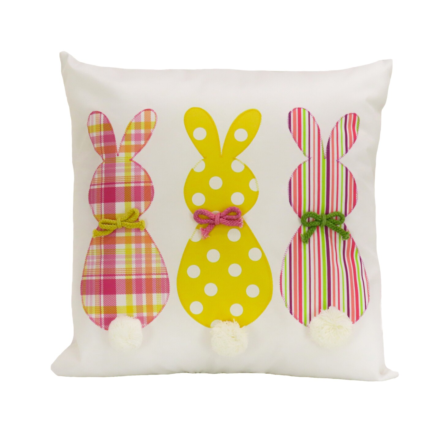 16" Bunny Trio Easter Pillow | Michaels