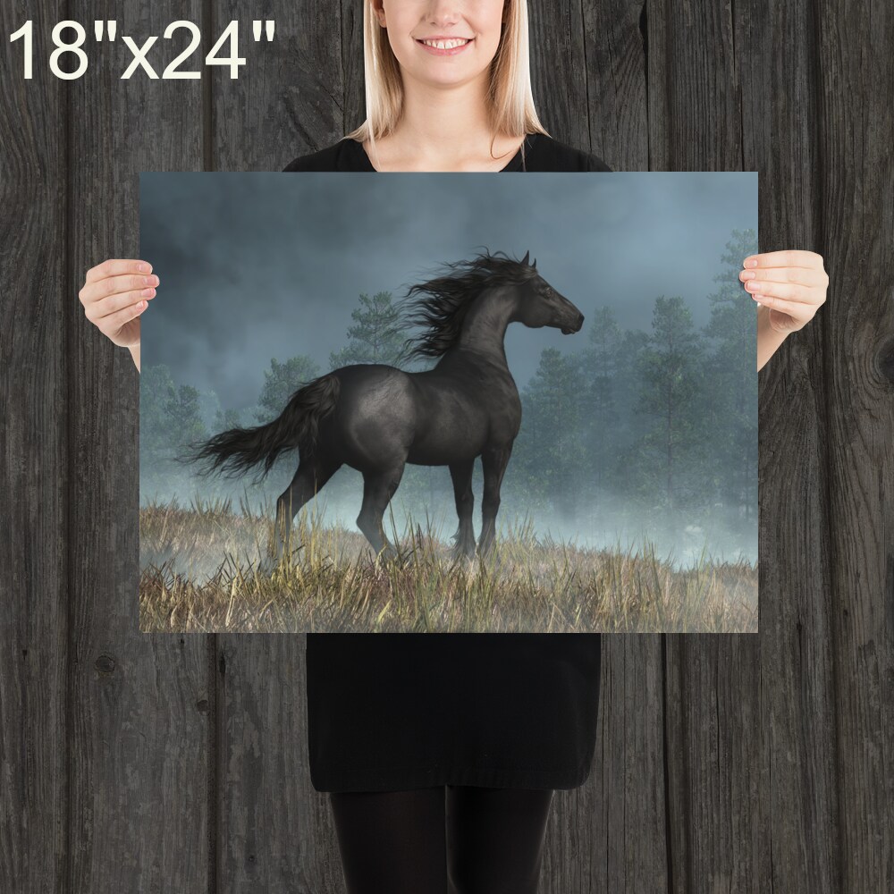 Friesian Horse Paintings