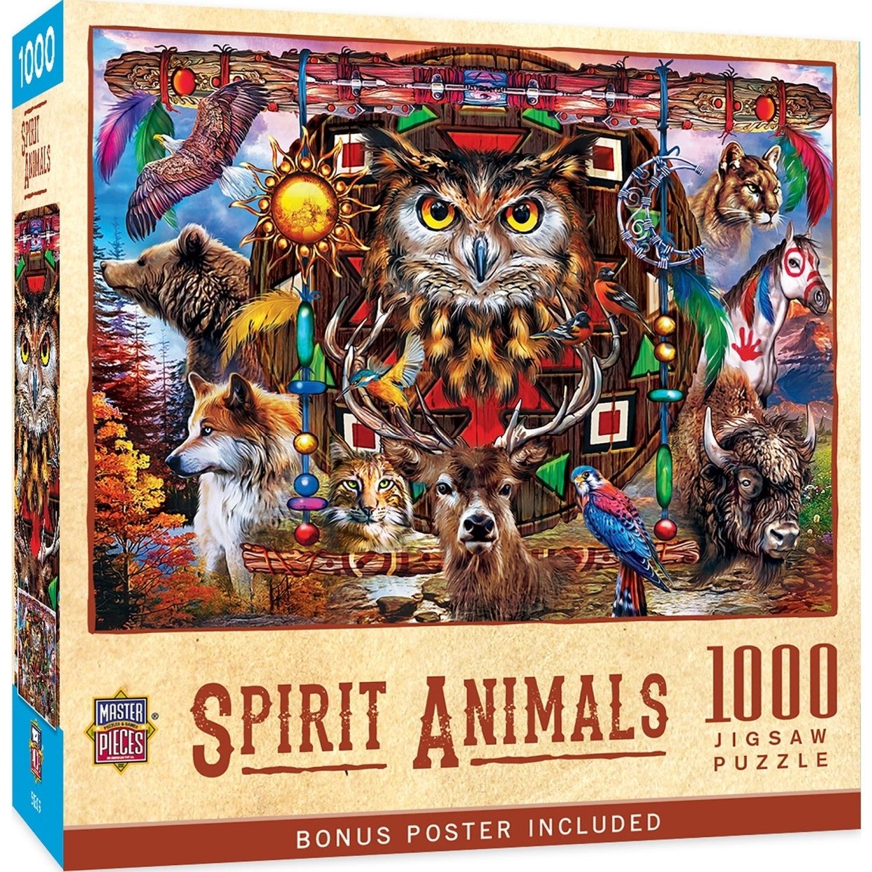 MasterPieces Spirit Animals 1000 Piece Jigsaw Puzzle | Michaels
