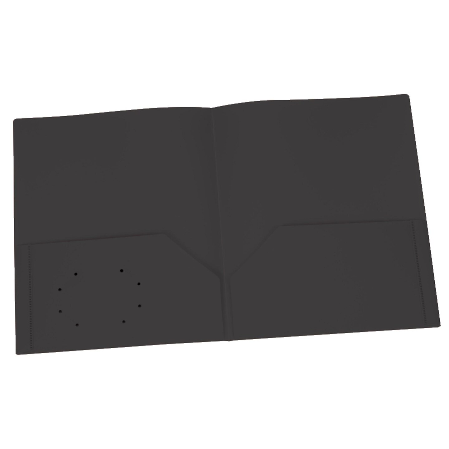 Poly Two Pocket Portfolio, Black, Pack of 25 | Michaels