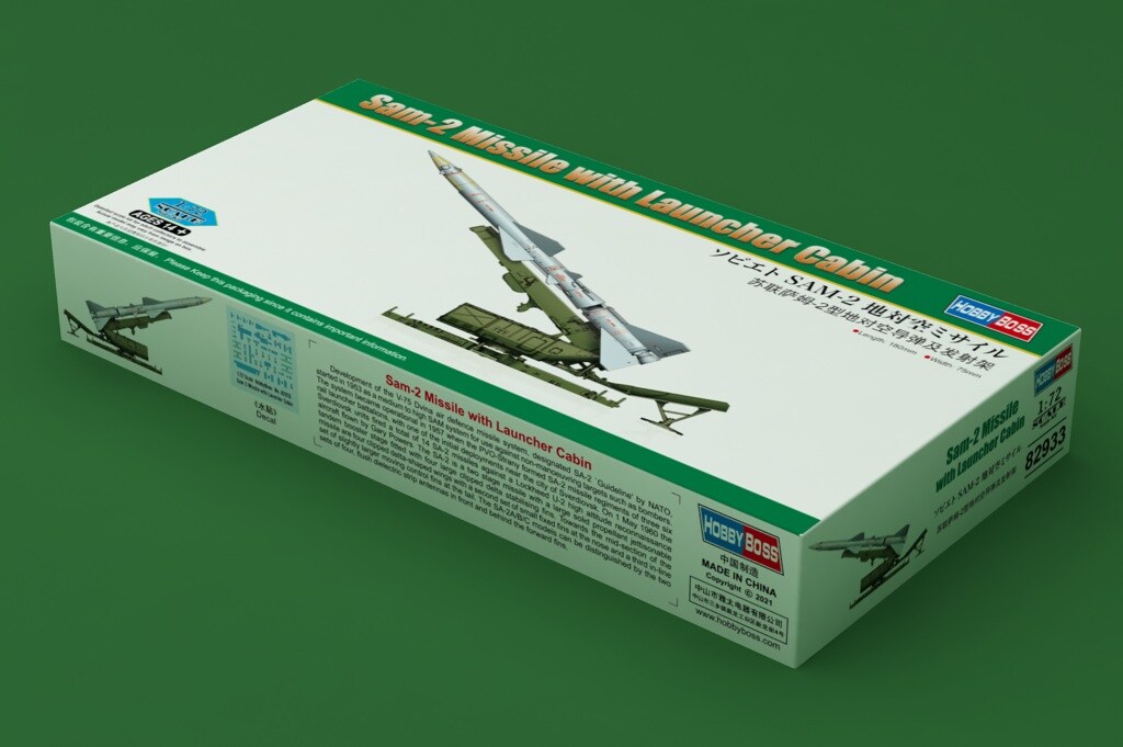 HobbyBoss 1/72 SAM-2 MISSILE WITH LAUNCHER CABIN Plastic Model | Michaels