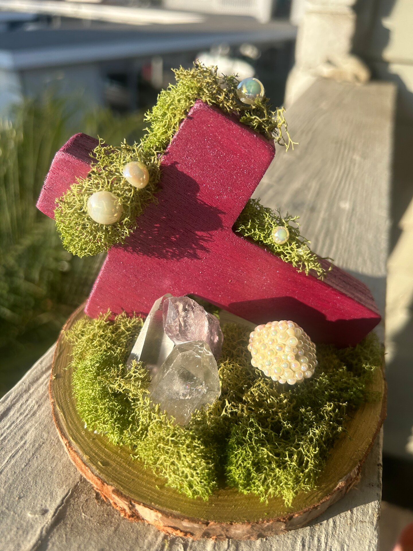 A CROSS the crystal meadows! Custom cross color and crystals ...