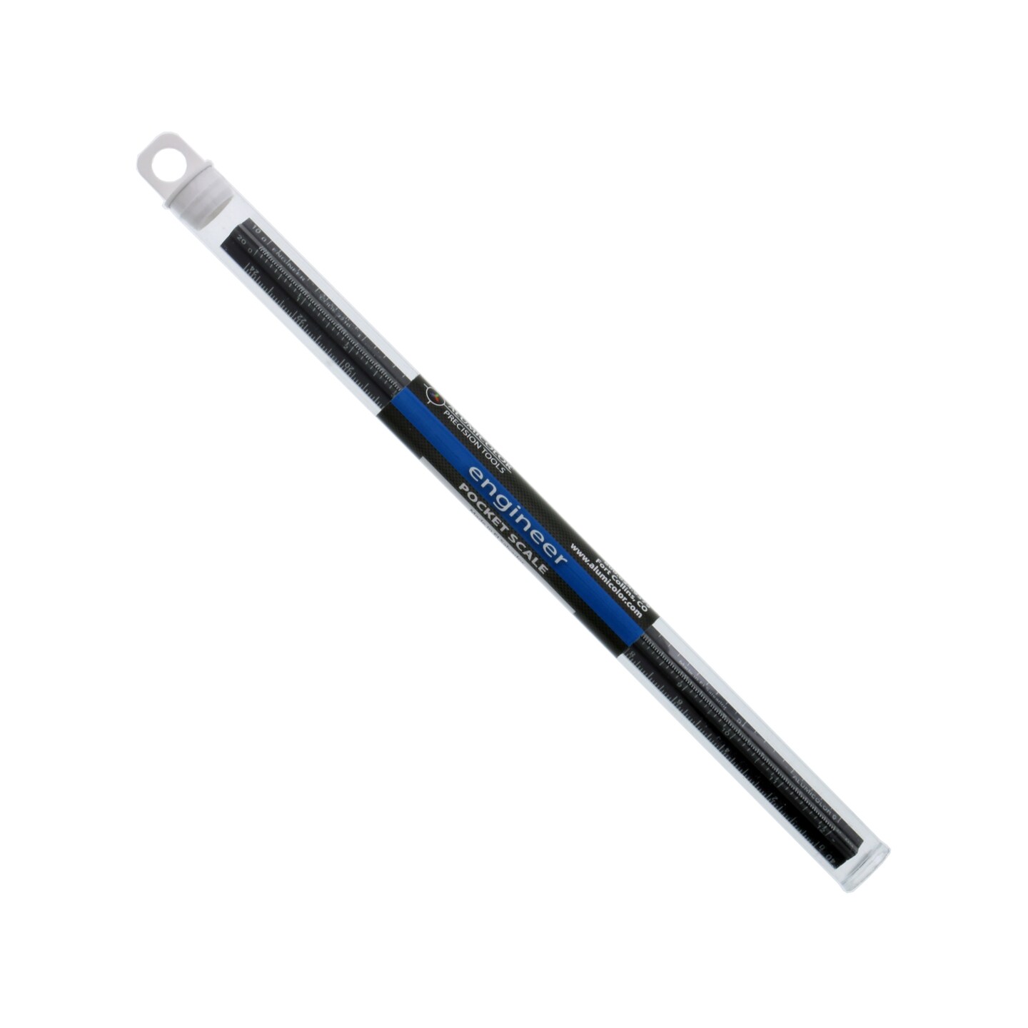 Alumicolor Solid Engineer Pocket Scale, 6", Black | Michaels