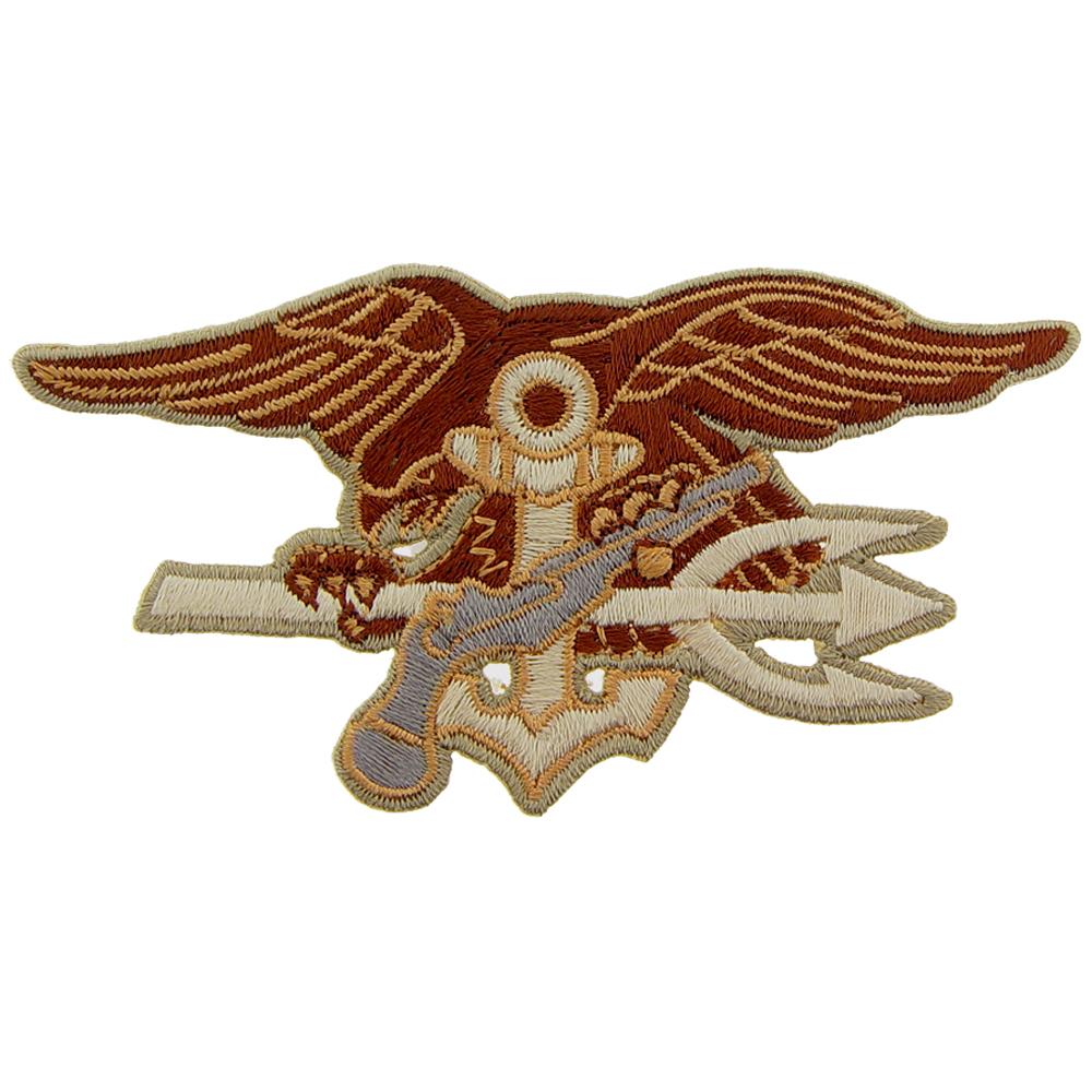 EagleEmblems PM0791 Patch-USN,Seal Trident (Desert) (4'') | Michaels