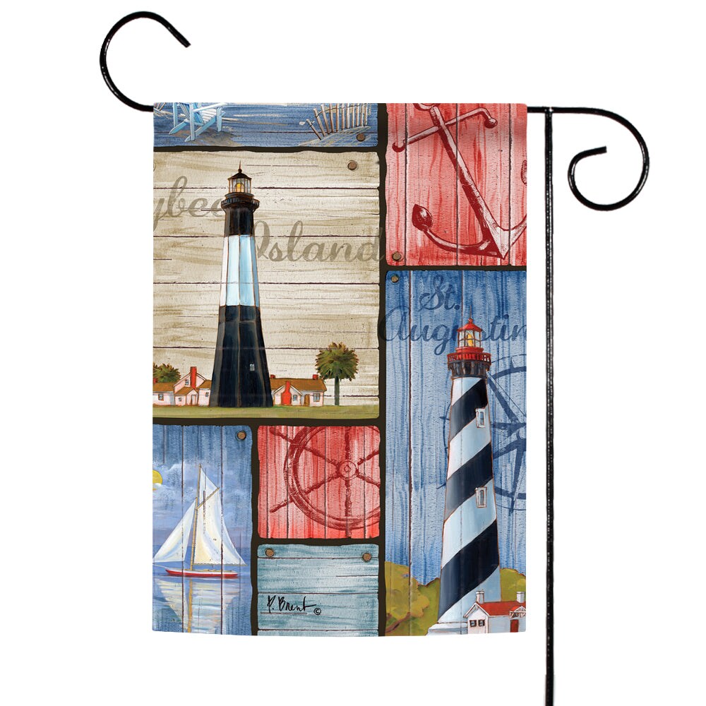 Boater's Collage Decorative Lighthouse Flag | Michaels