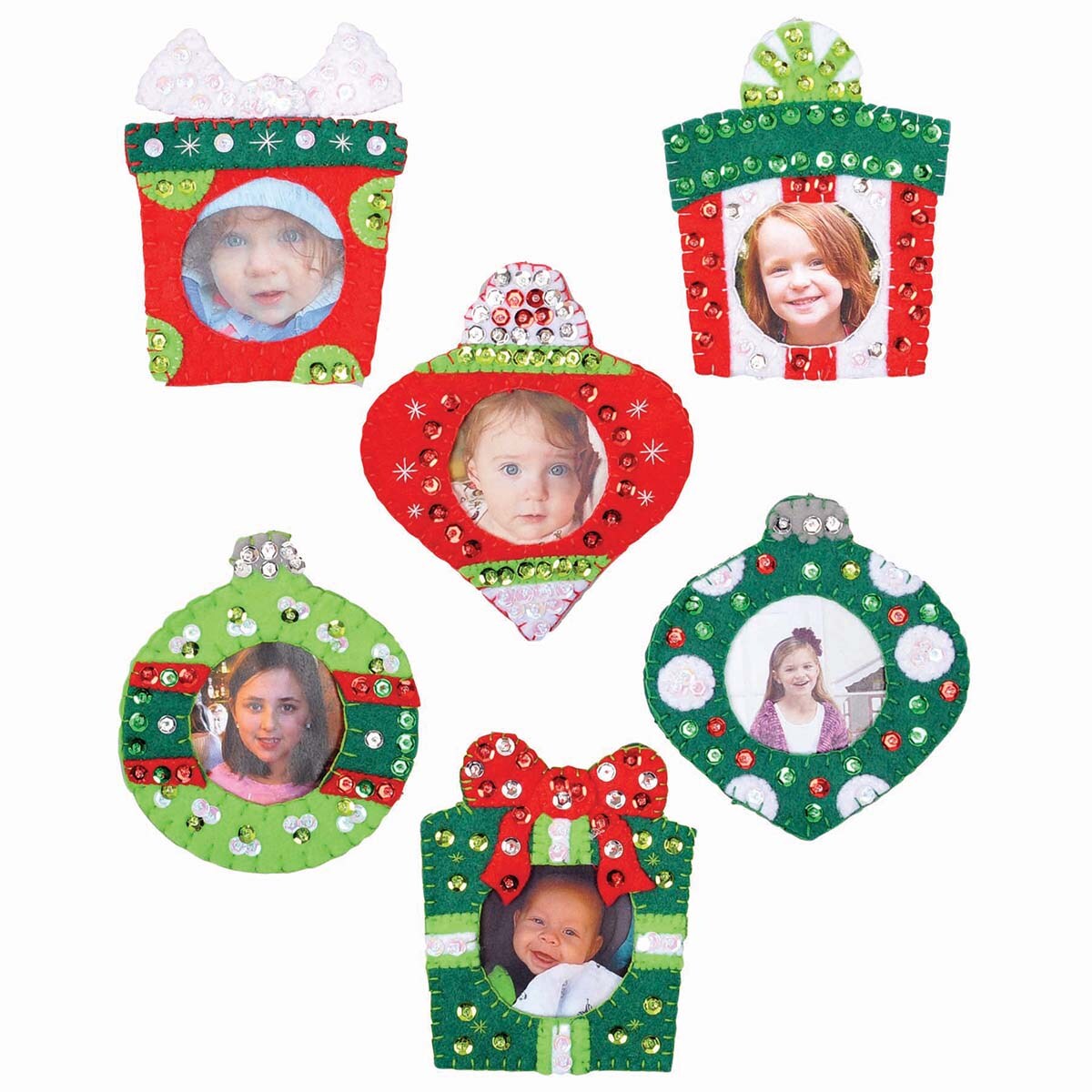 Felt Street Tis the Season Photo Felt & Sequin Kit, Color: Multicolor ...