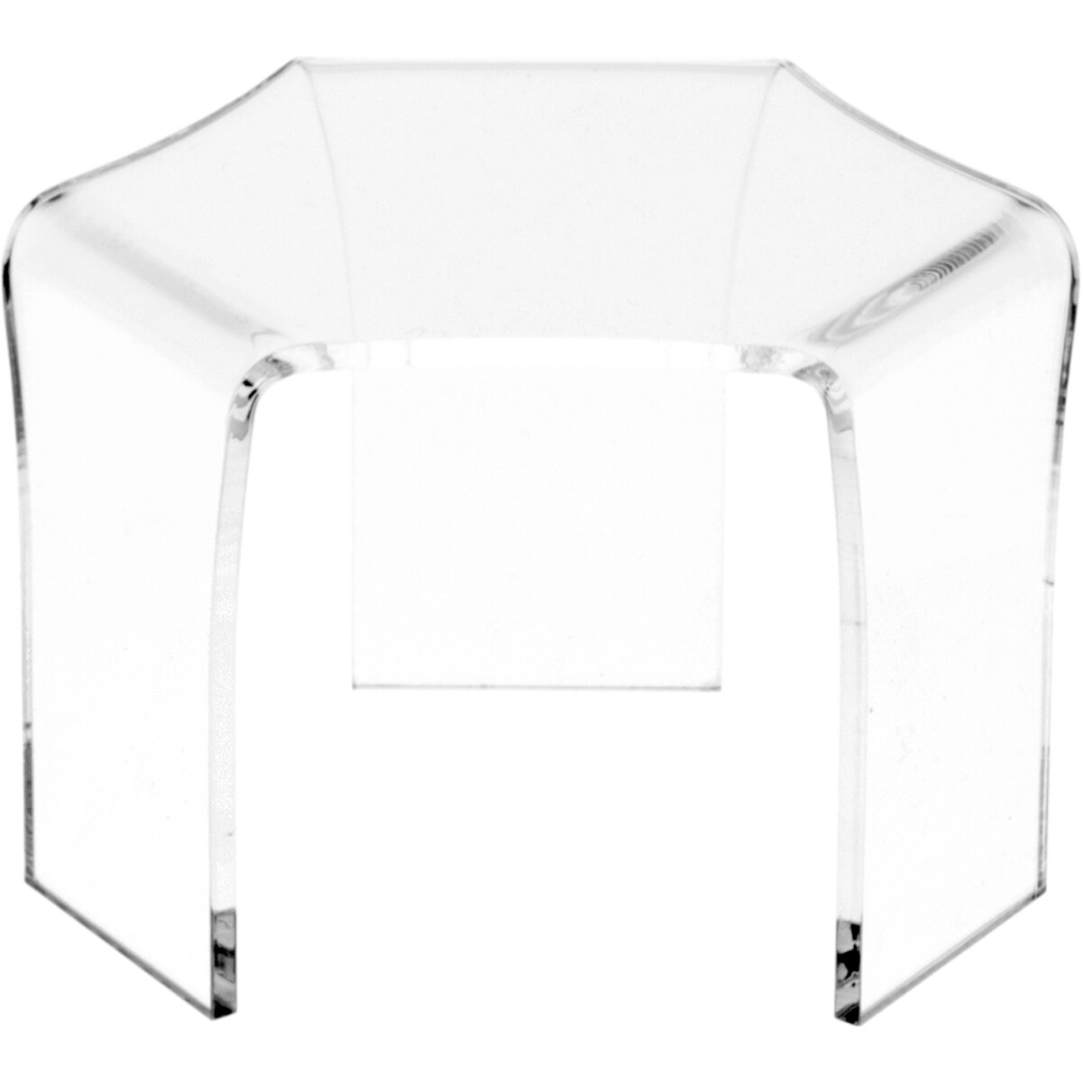 Plymor Clear Acrylic Tri-Leg (6 Sided) Display Riser, 2.75" H x 4.25" W ...