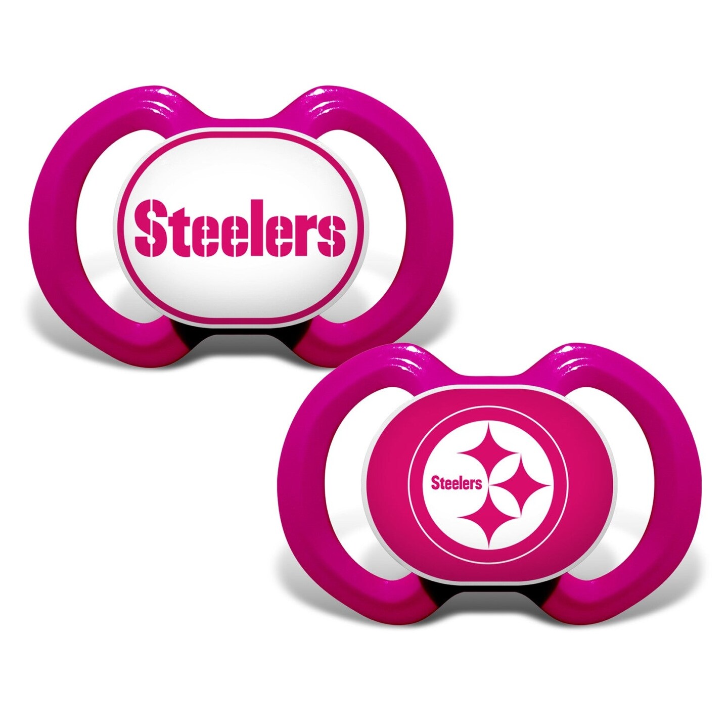 MasterPieces Pittsburgh Steelers - Pink Pacifier 2-Pack | Michaels