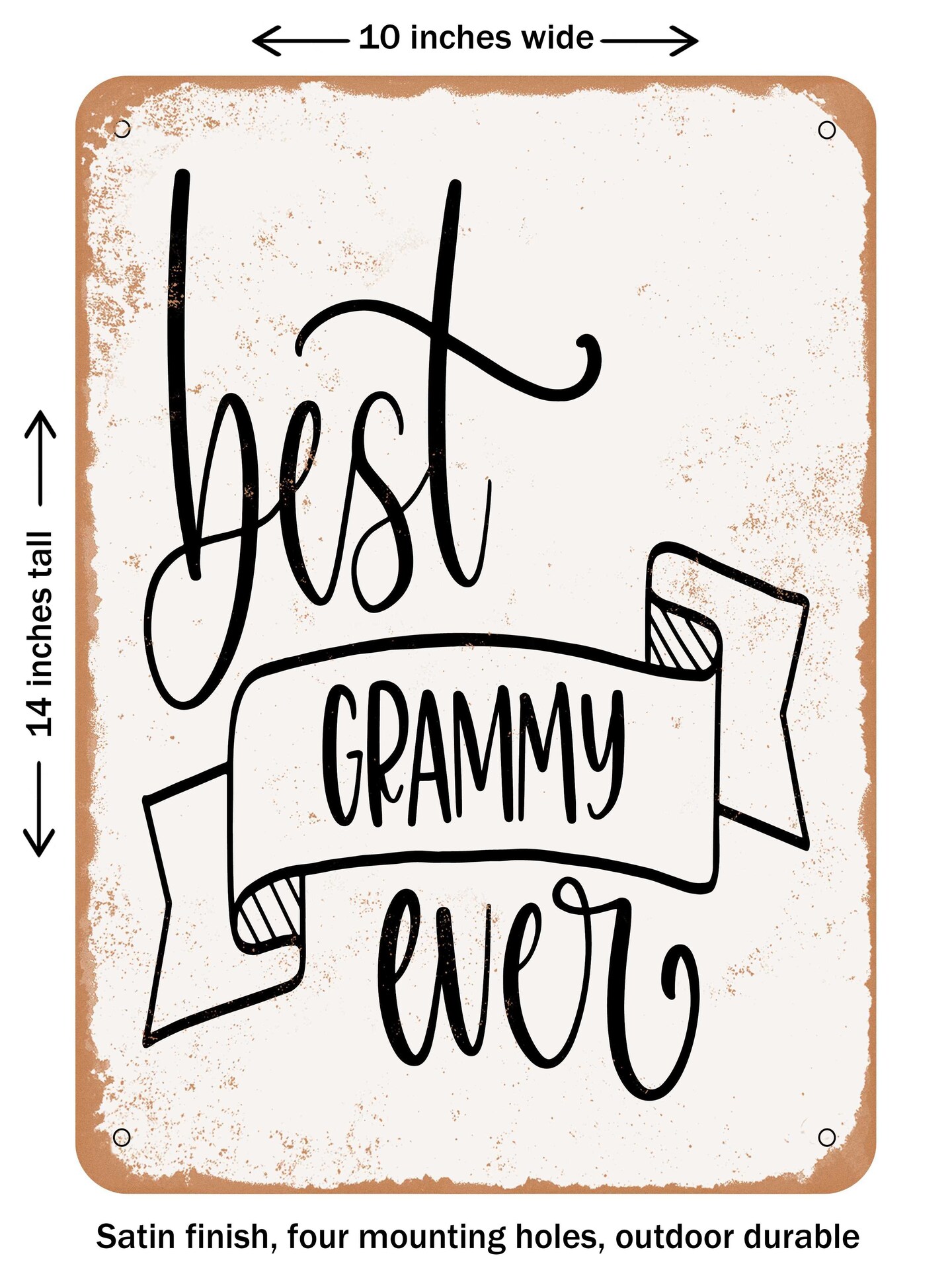DECORATIVE METAL SIGN - Best Grammy Ever - Vintage Rusty Look | Michaels