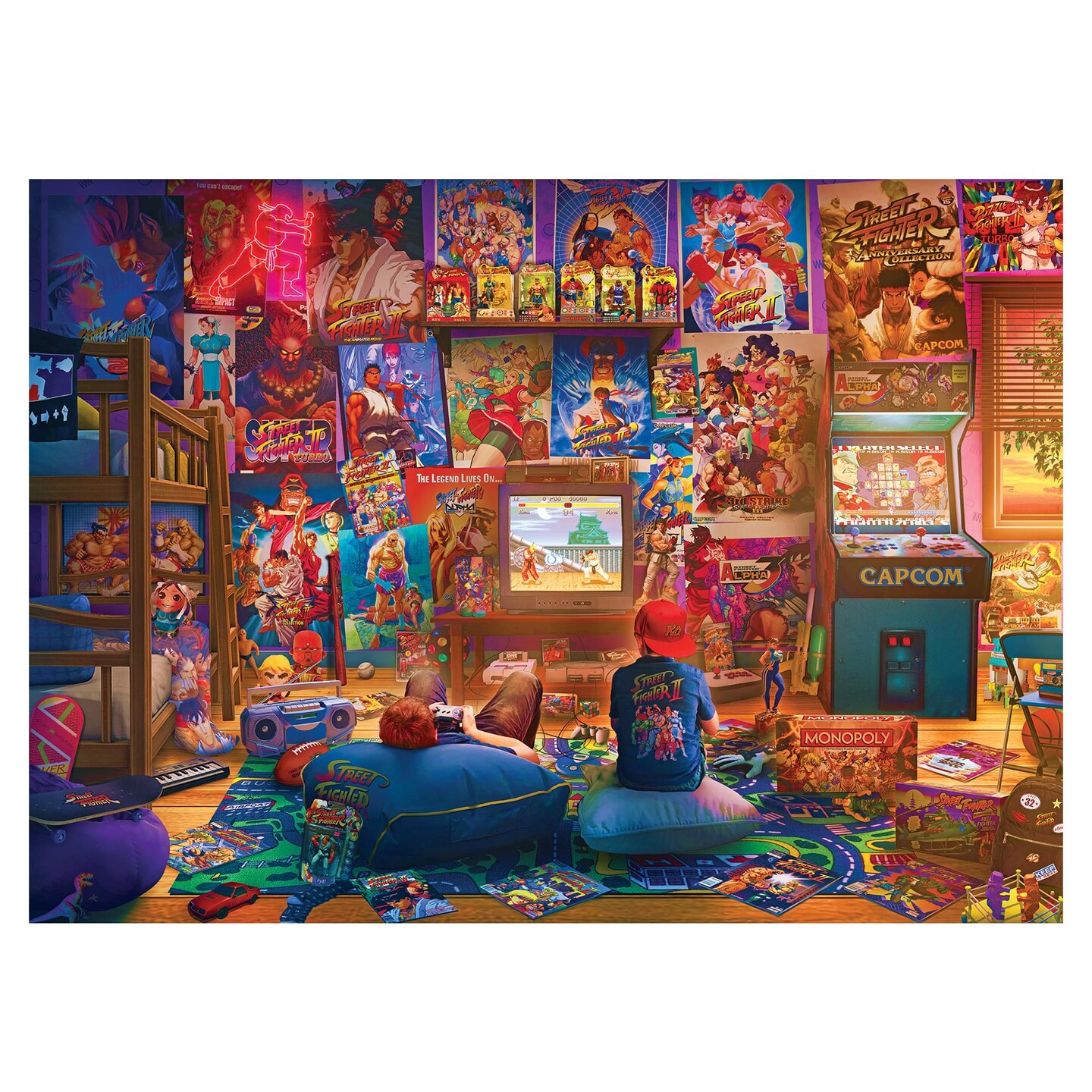 Street Fighter Meet the New Challengers 1000 Piece Jigsaw Puzzle, Color ...