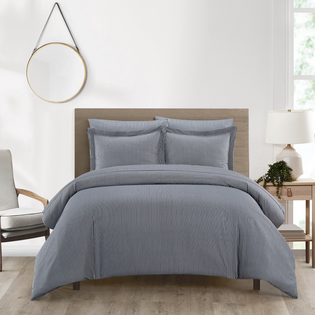 Chic Home Morgan 3 or 2 Piece Duvet Cover Set Contemporary Two Tone ...
