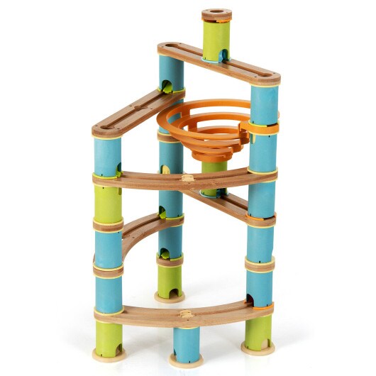 Bamboo Build Run Toy with Marbles for Kids Over 4 | Michaels