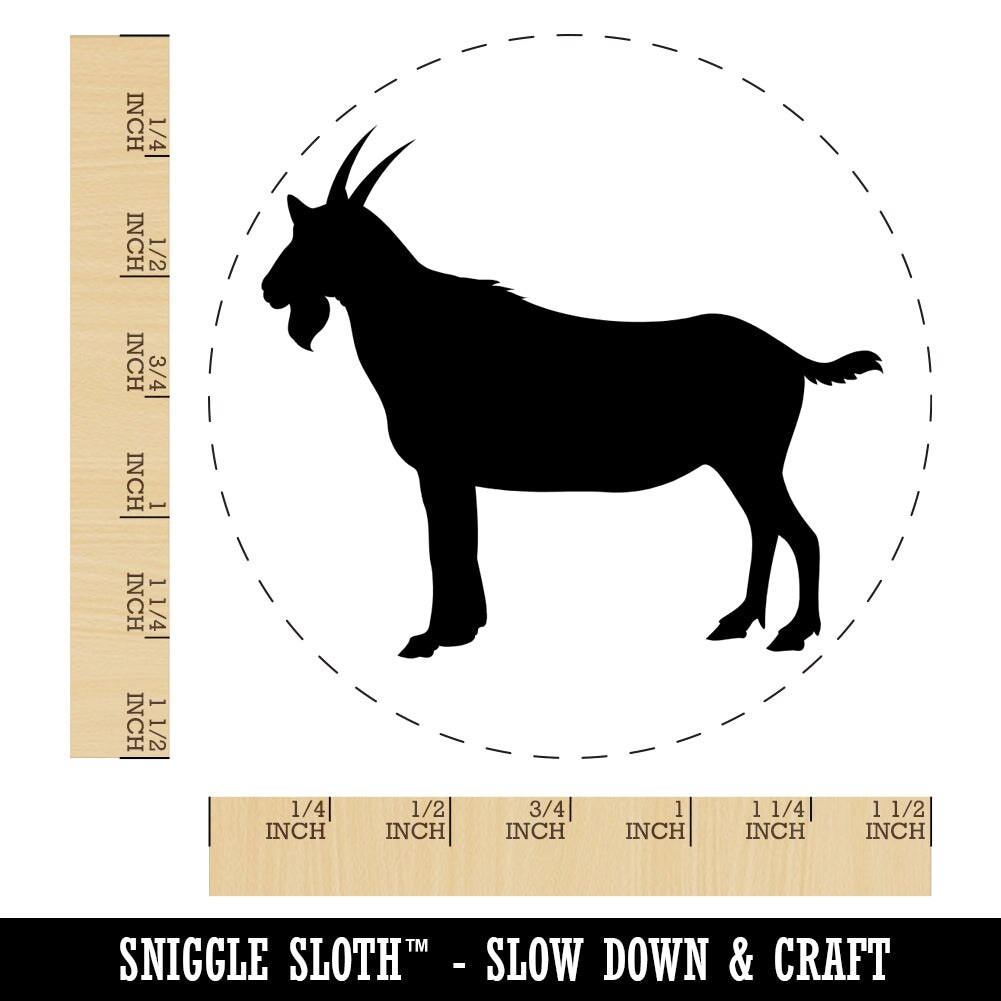 Goat Solid Self-Inking Rubber Stamp for Stamping Crafting Planners ...