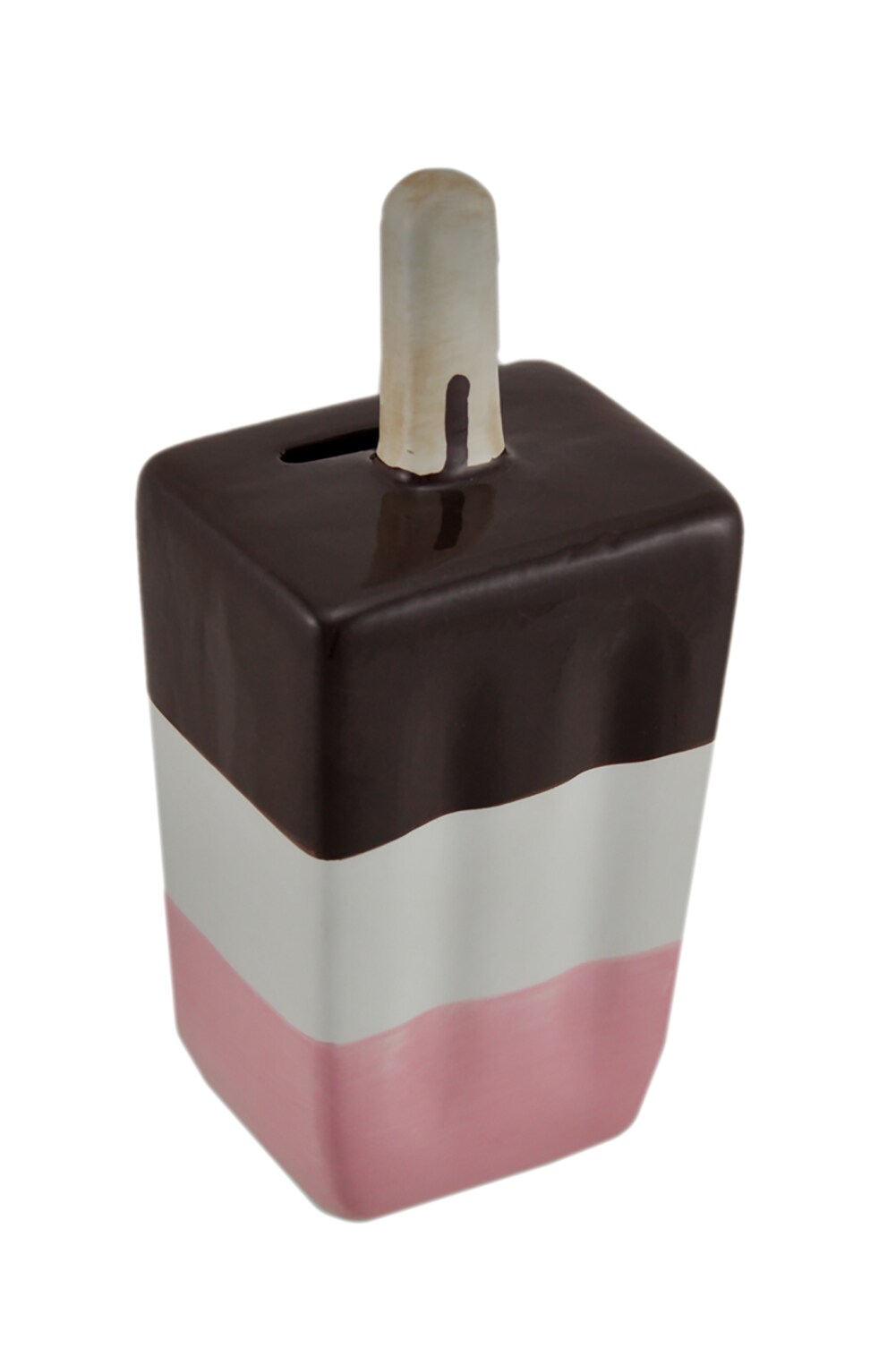 Ceramic Neapolitan Ice Cream Pop Kids Coin Bank | Michaels