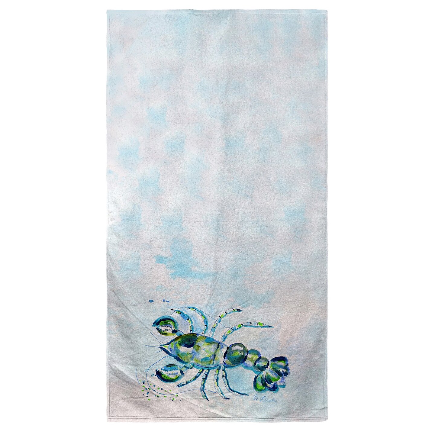 Betsy Drake Blue Crayfish Beach Towel | Michaels