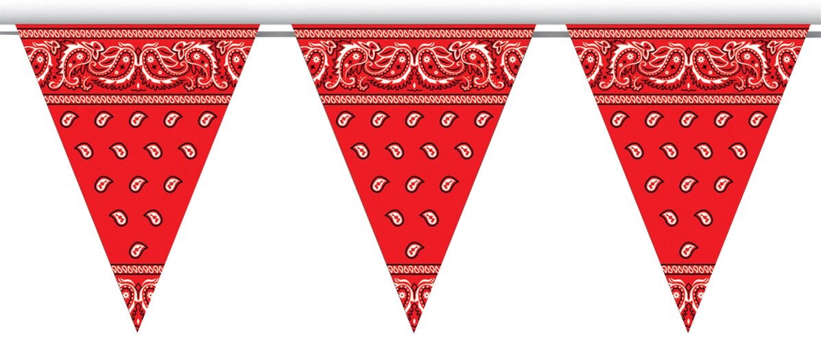 Bandana Pennant Banner (Pack of 12) | Michaels